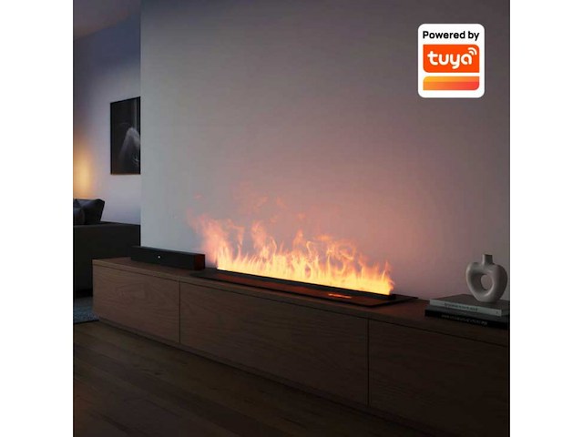 Dekorativni kamin sa simulacijom plamena na vodenu paru Bez grejanja 1500mm