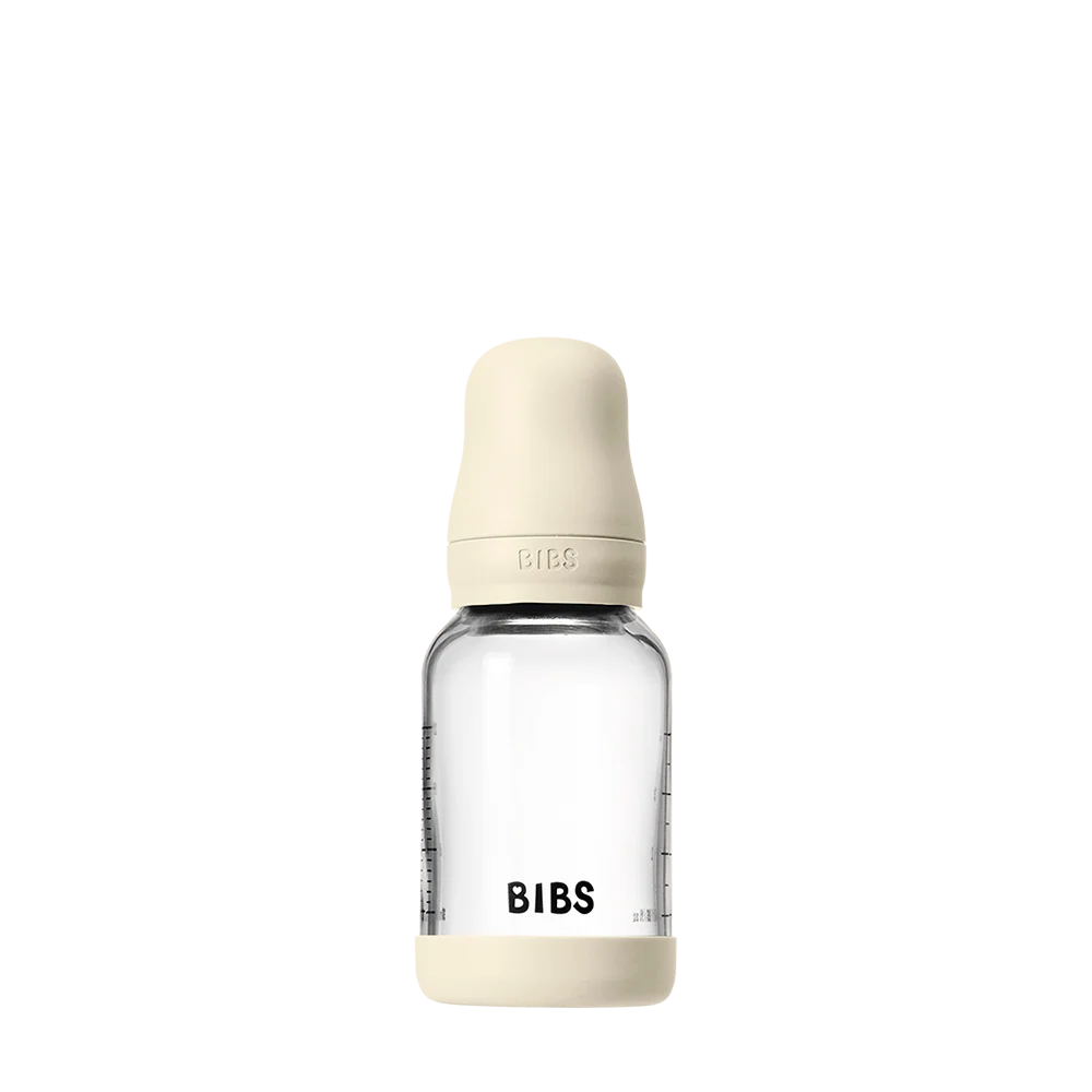 Bibs - Staklena flašica 120 ml Ivory