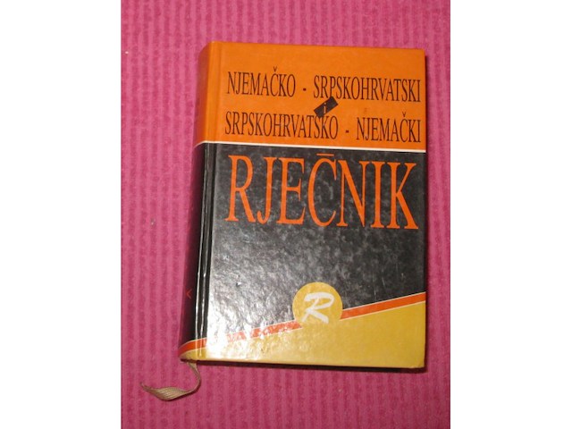 NJEMAČKO-SRPSKI i SRPSKO-NJEMAČKI RJEČNIK