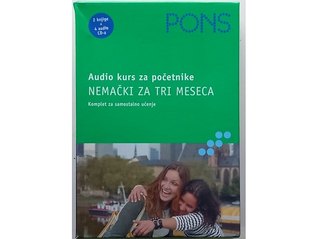 PONS : NEMAČKI ZA TRI MESECA : KOMPLET ZA SAMOSTALNO UČ