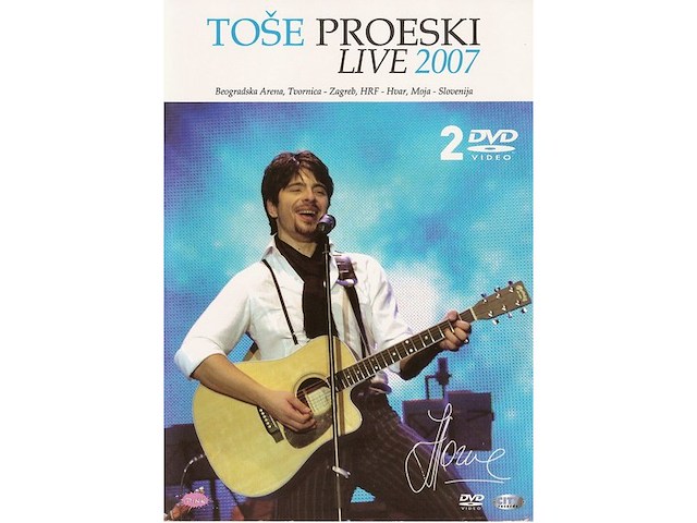 Toše Proeski ‎– Live 2007 2DVD u Celofanu