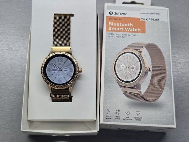 Denver SW-360RO Rose Gold Smart Watch kao nov