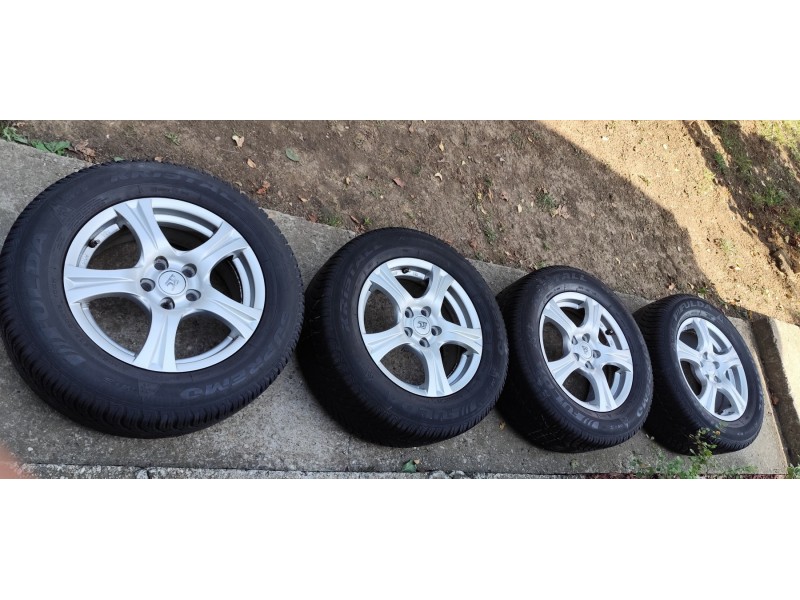 RC Design alu felne 16" 5x108 ET48 (7J) + zimske gume