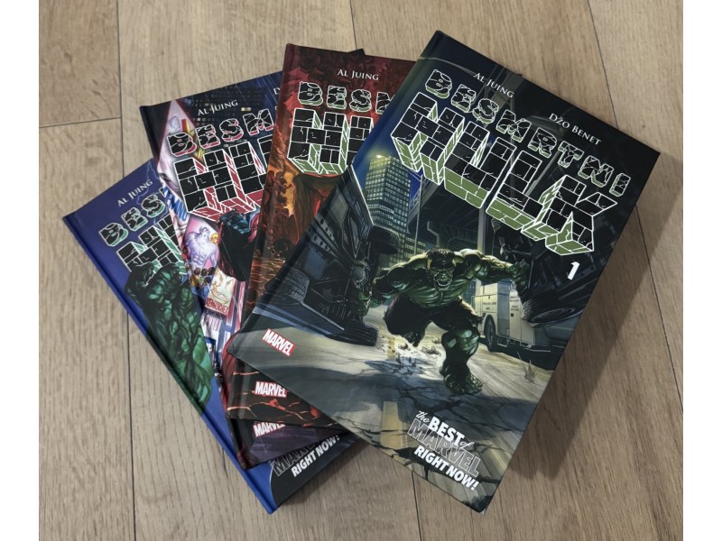 Juing i Benet - BESMRTNI HULK 1-4 (Čarobna knjiga)