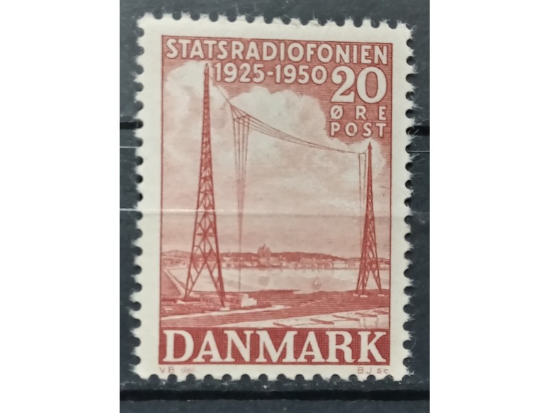 DANSKA 1950 - 25g. RADIO DANSKE **