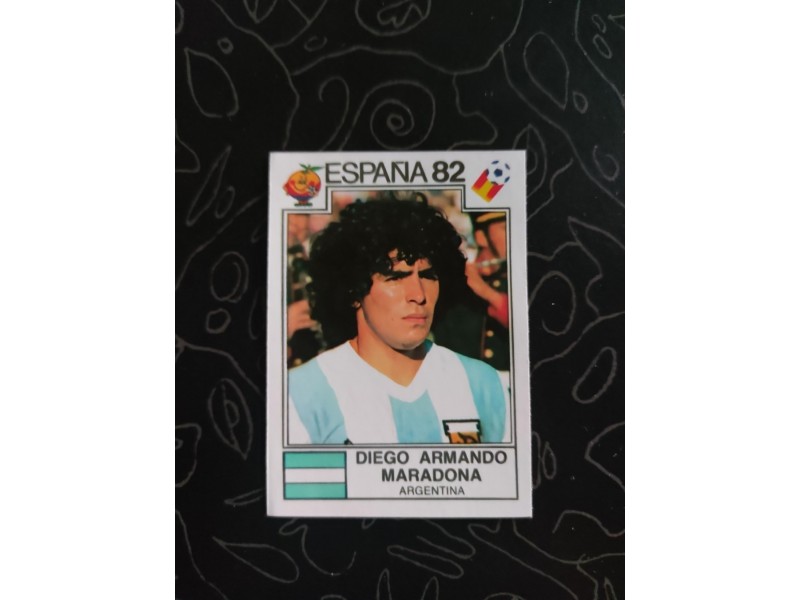 Maradona Mexico 82 Panini, replika