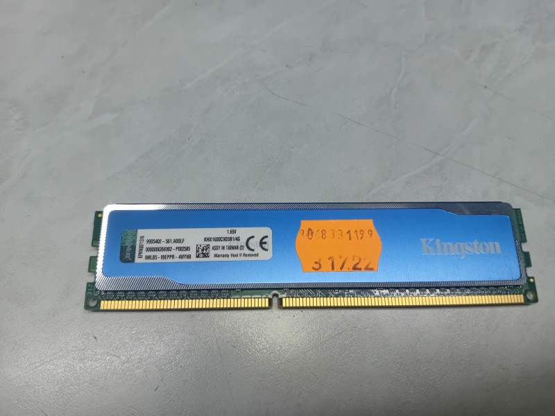 4gb ddr3 kingston HyperX 1600mhz ispravna