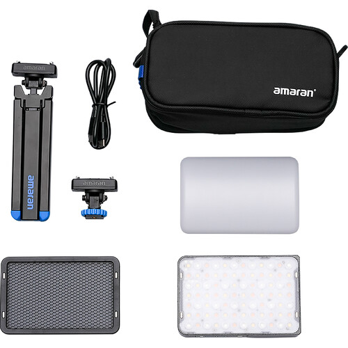 Amaran Ace 25x Bi-Color LED Light Panel All-in-One Creator Kit (Silver)