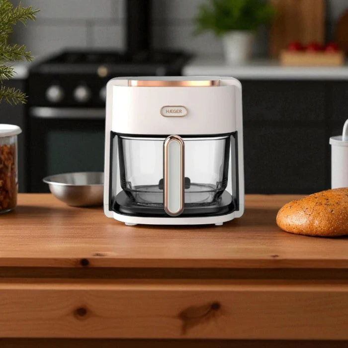 Haeger Air Fryer AF-G45.006B digitalni 4,5L sa staklenom posudom