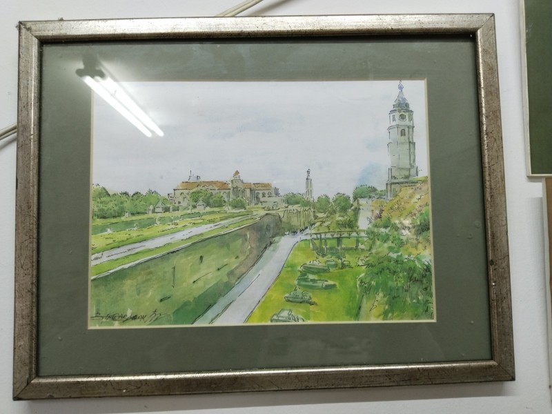 KALEMEGDAN AKVAREL URAMLJEN 320X250mm