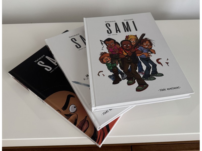 Velman i Gacoti - SAMI 1-3 (Čarobna knjiga, komplet)