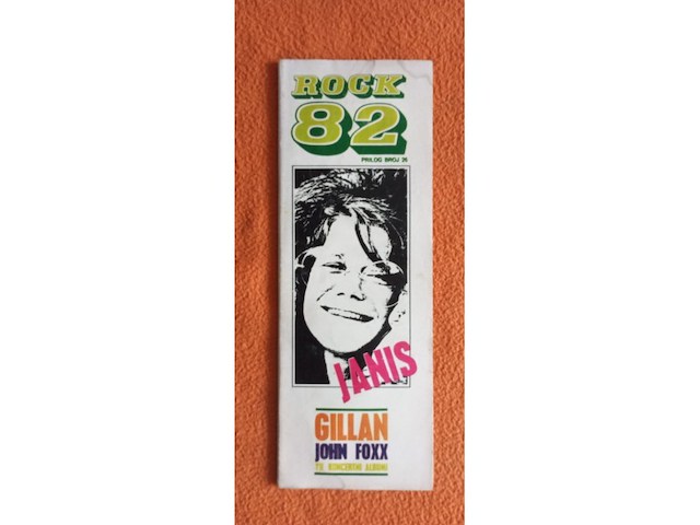 STRIP Br. 72 / ROCK PRILOG Br. 26 (od 06. X 1982.)