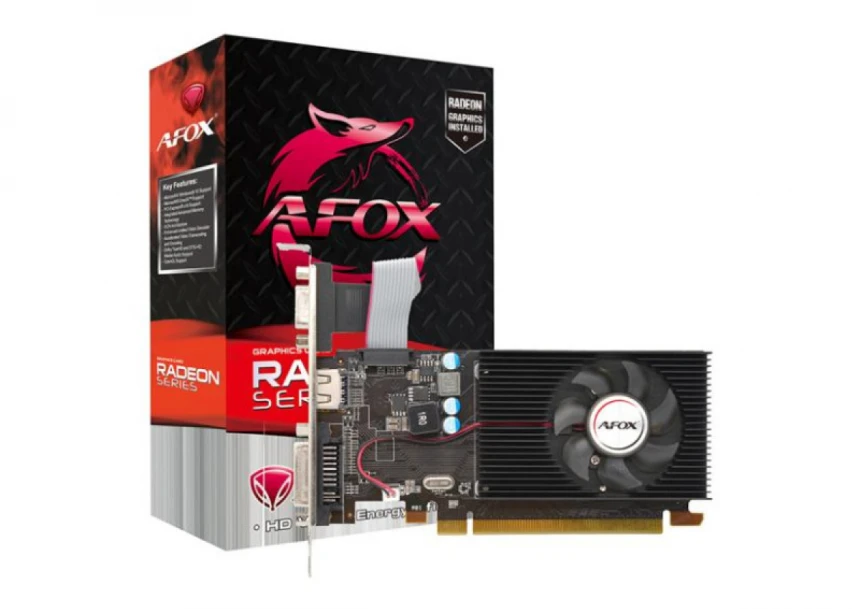 SVGA AFOX R5 230 2GD DDR3 LP/DVI/HDMI/VGA, AFR5230-2048D3L5