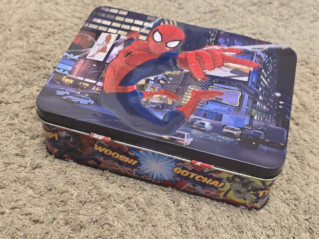 Spiderman Marvel metalna kutija 18 x 13 x 5 cm