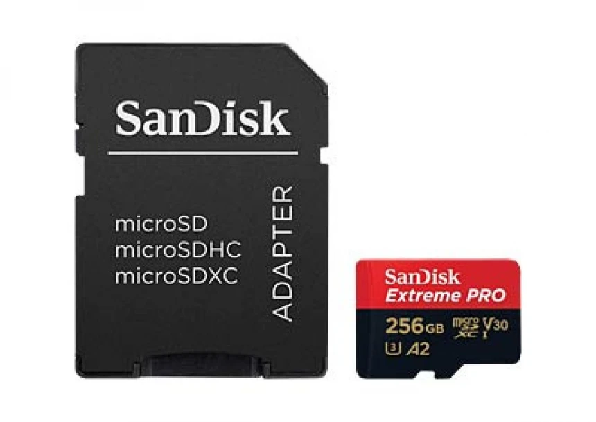 Micro SDXC SanDisk 256GB Extreme Pro, SDSQXCD-256G-GN6MA + adapter