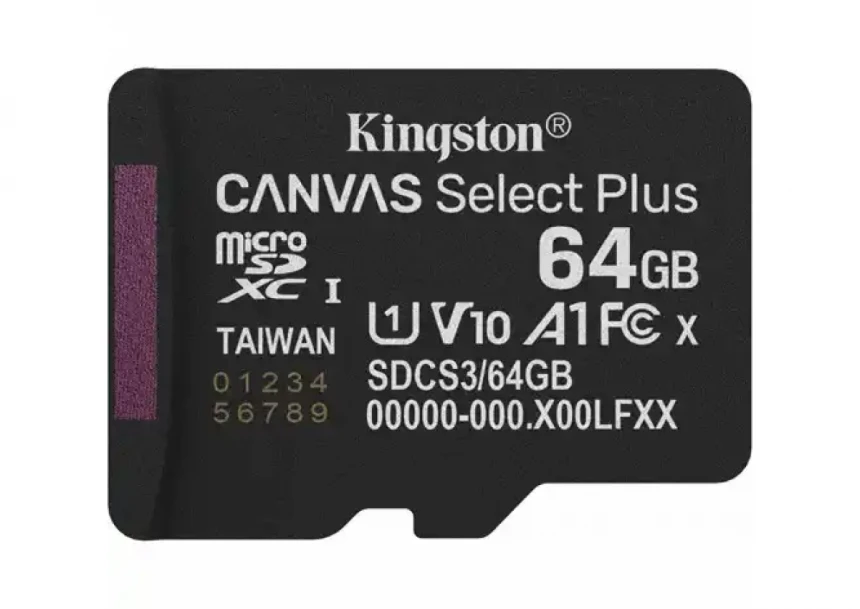 Micro SD Card 64GB Kingston SDCS3/64GBGBSP class 10
