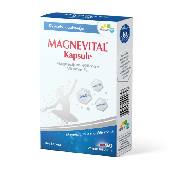 MAGNEVITAL MAGNEZIJUM 400 MG + VIT B6, 30 KAPSULA