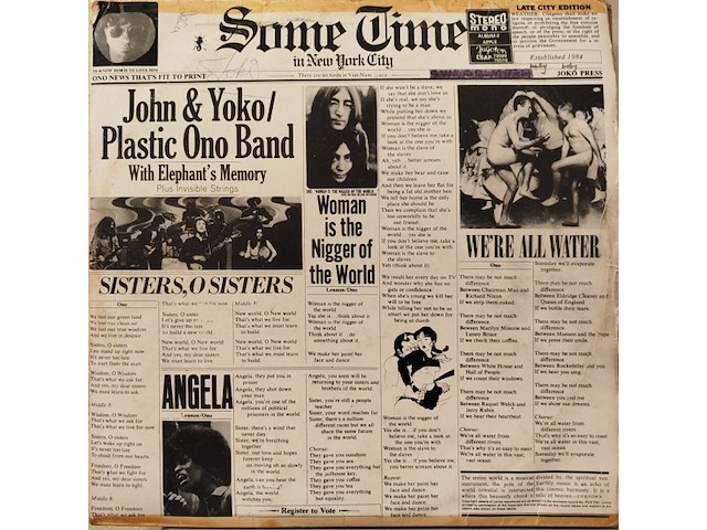 John Lennon &; Yoko Ono  – Some Time In New York City