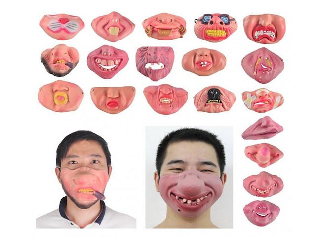 Maska Horor Za Noc Vestica Halloween Maskenbal Model 5