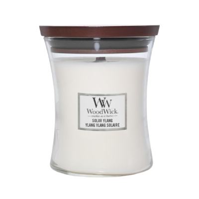 Mirišljava sveća - WoodWick Classic, Solar ylang, medium