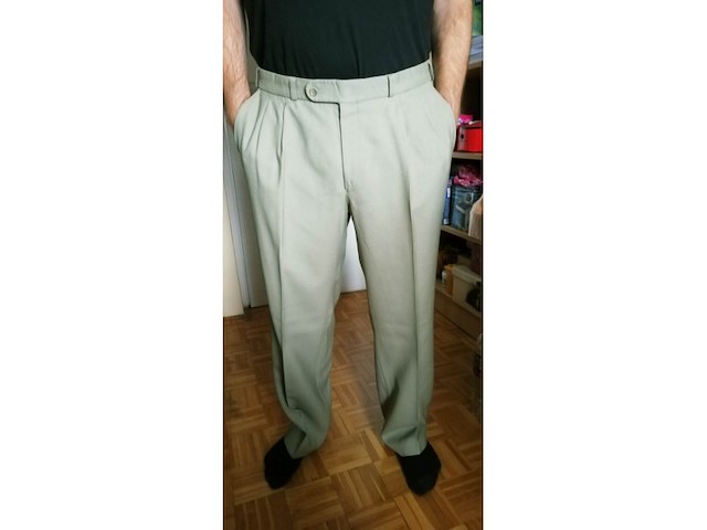 Muške svetlo zelene pantalone Becker - sniženo!