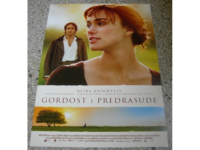 Gordost i predrasude (Keira Knightley)-filmski plakat
