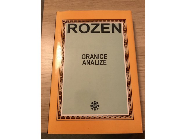 Granice analize - Rozen