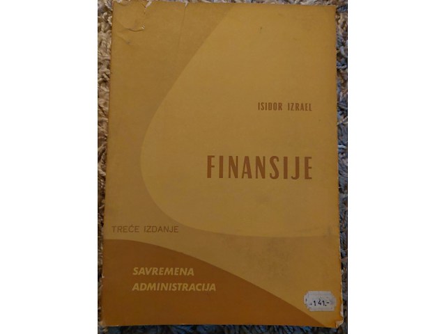 Finansije- Isidor Izrael