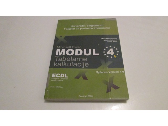 Microsoft Excel - Modul 4, tabelarne kalkulacije