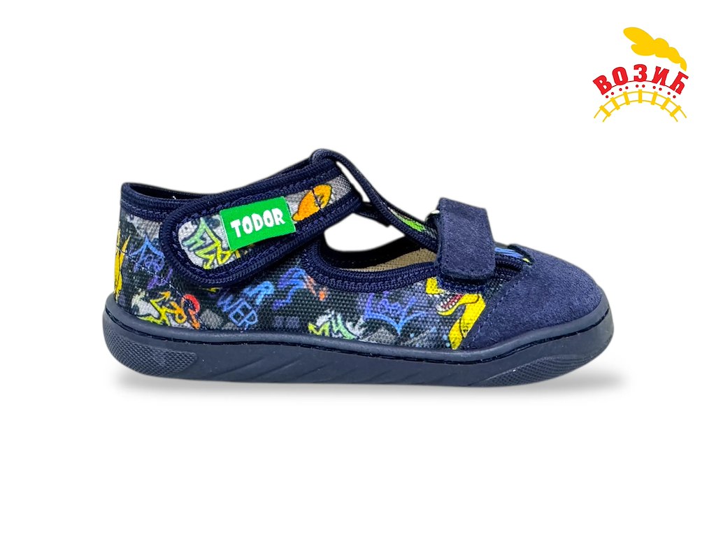 Todor blue crazy dino 116 *BAREFOOT*