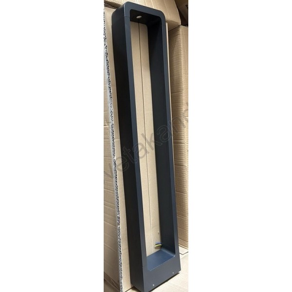 Baštenska LED lampa visine 80cm 9W 3000K LI3030 crna