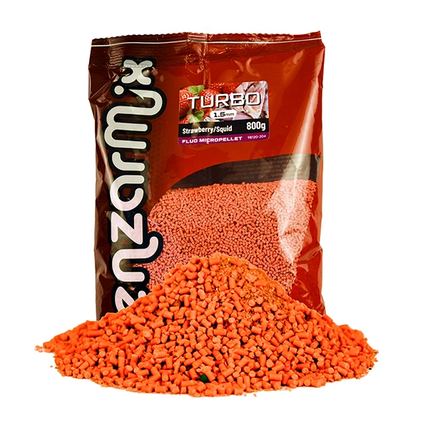 Benzar Mix Turbo Pellet 1.5mm – Strawberry & Squid
