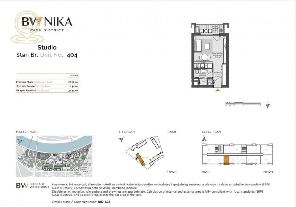 Jednosoban stan na prodaju, 32m2, 210.000€