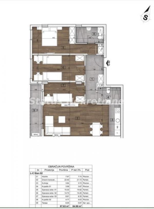 Četvorosoban stan na prodaju, 85m2, 231.100€