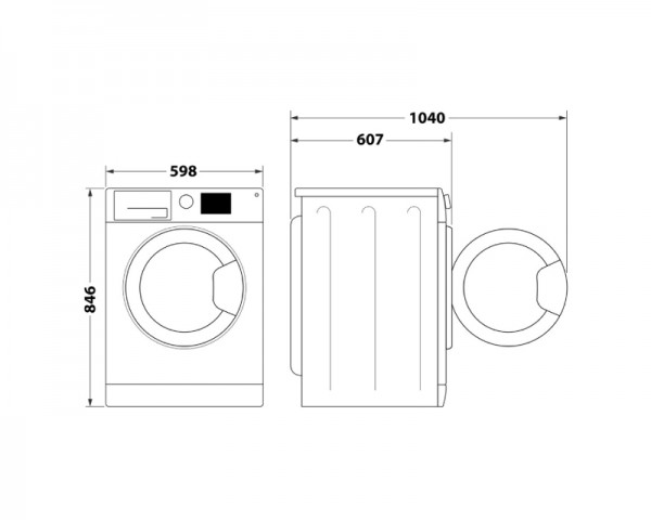 WHIRLPOOL WP C8 WBS EE mašina za sušenje veša - toplotna pumpa
