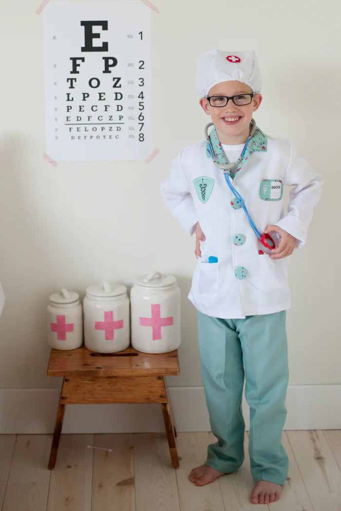 Dečiji kostim - Doktor sa dodacima 5-6 godina