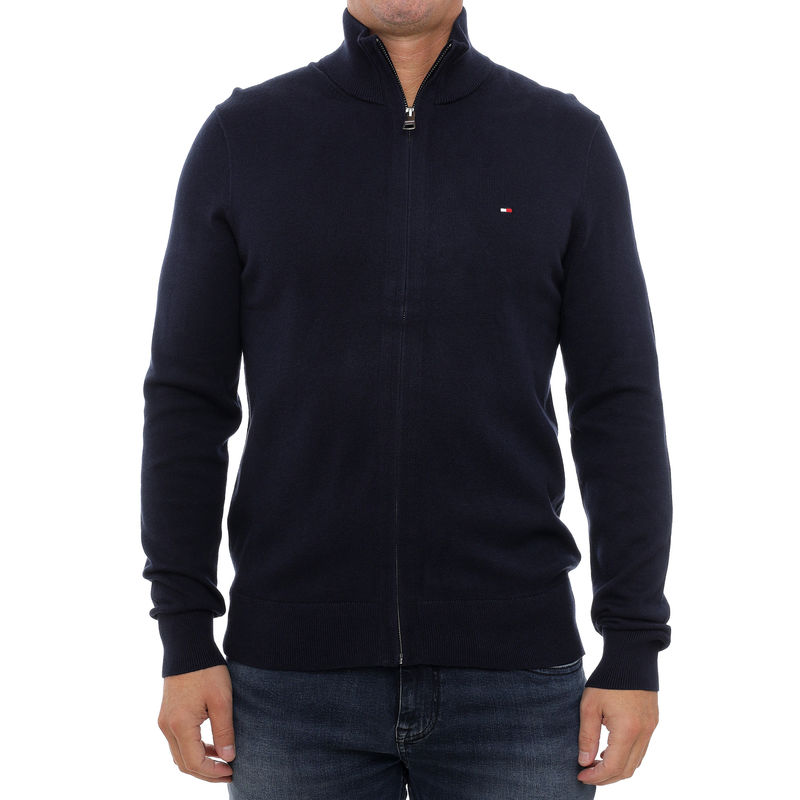 Muški džemper Tommy Hilfiger Pima org ctn cashmere zip thru