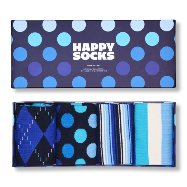 HAPPY SOCKS ?ARAPE 4-PACK NAVY SOCKS GIFT SET ZA MUŠKARCE