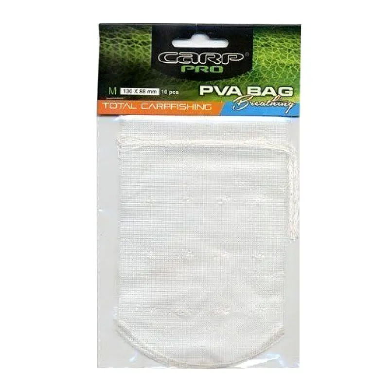 Carp Pro PVA BAG WITH CORD 10pcs SIZE M 130x88mm (PV13088) 17217