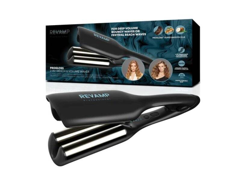 REVAMP REVAMP PROGLOSS 2 IN 1 BEACH & VOLUME WAVER WV-3000