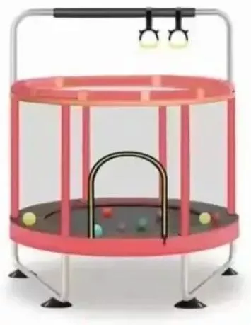 Sobna trambolina za decu Playtime roze