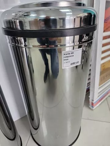 Kanta za otpatke 45l rotaciona inox