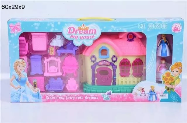VILA SET SA NAMEŠTAJEM I LUTKICAMA
