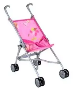 KNORRTOYS KOLICA ZA LUTKE SIM – LITTLE PRINCESS PINK