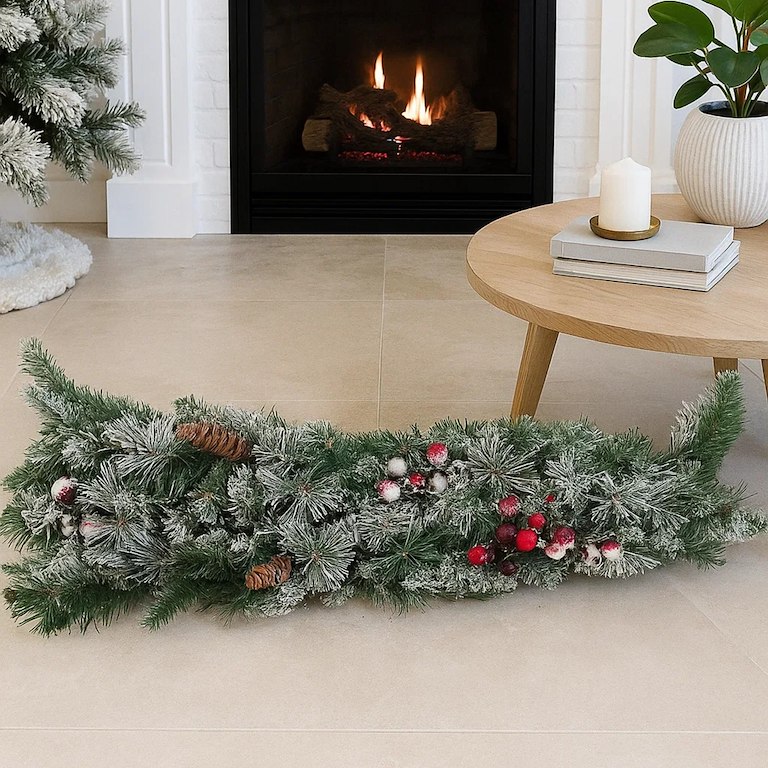 NG girlanda WINDHAM FROSTED - 270cm