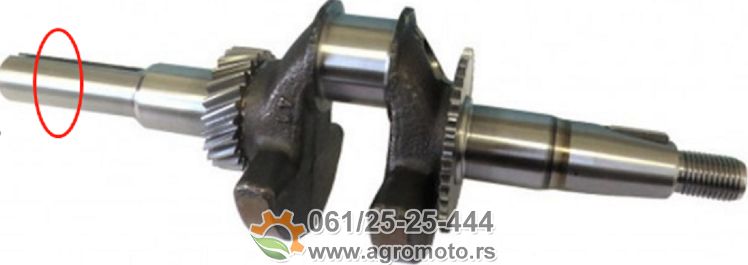 Radilica Honda GX 140 160 200 fi 19mm