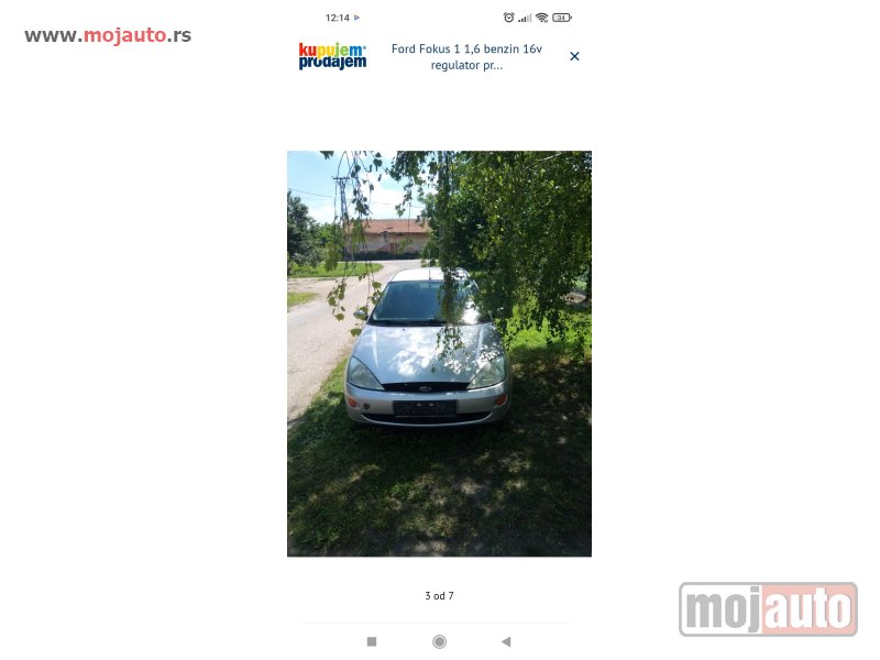 Ford Fokus 1 1.6 benzin 16 v razni delovi