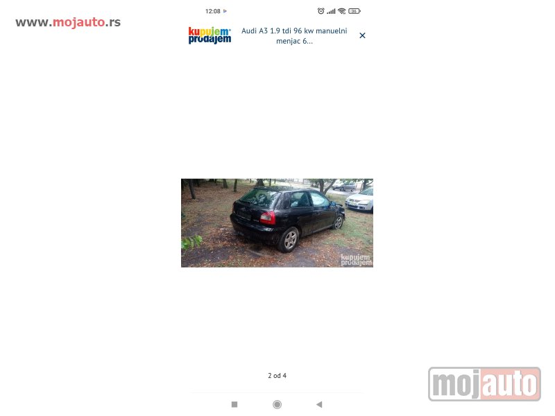 Audi A3 1.9 tdi 96 kw 2001 razni delovi