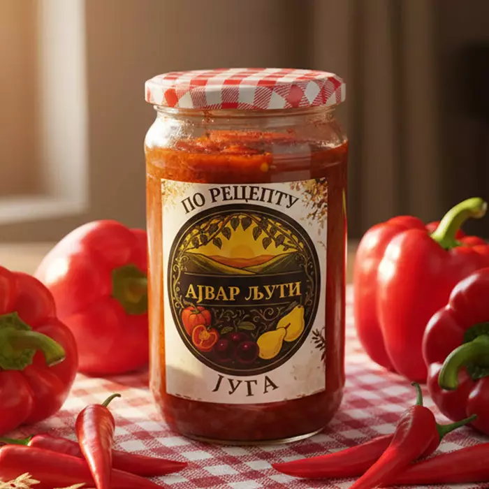 Ljuti ajvar 720gr