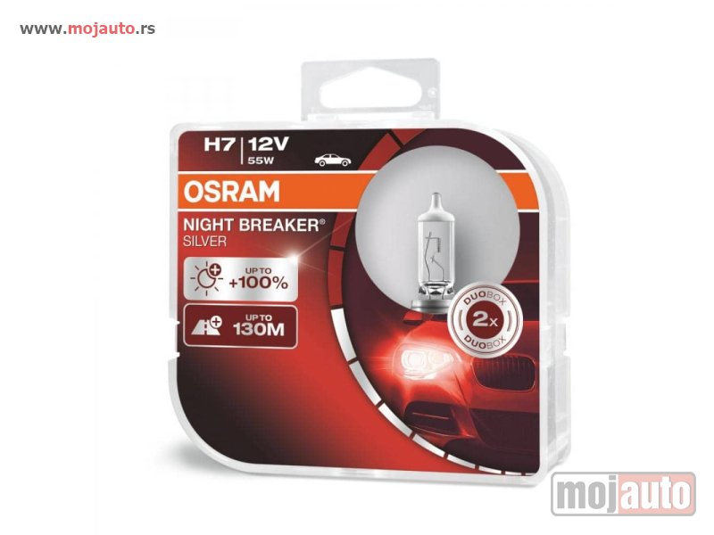 H7 Osram Nightbreaker silver +100% pojačane